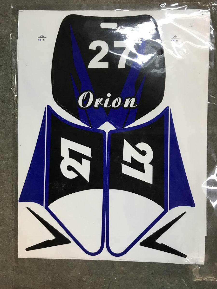 Dirt Bike Sticker Kit (Blue) – Pocketbike SA