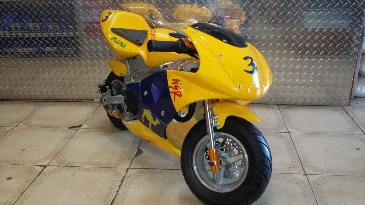 50cc 2 Stroke 3HP Pocketbike CAMEL Design (CAG Model) Ages 4-13 Years ...