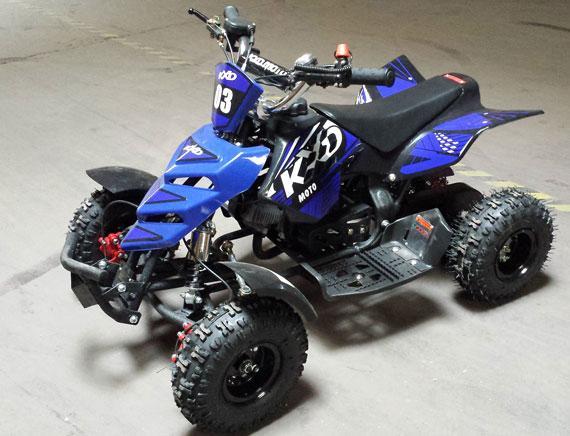 KXD 3HP 50cc Mini Quad (4-10 Years) - Blue – Pocketbike SA